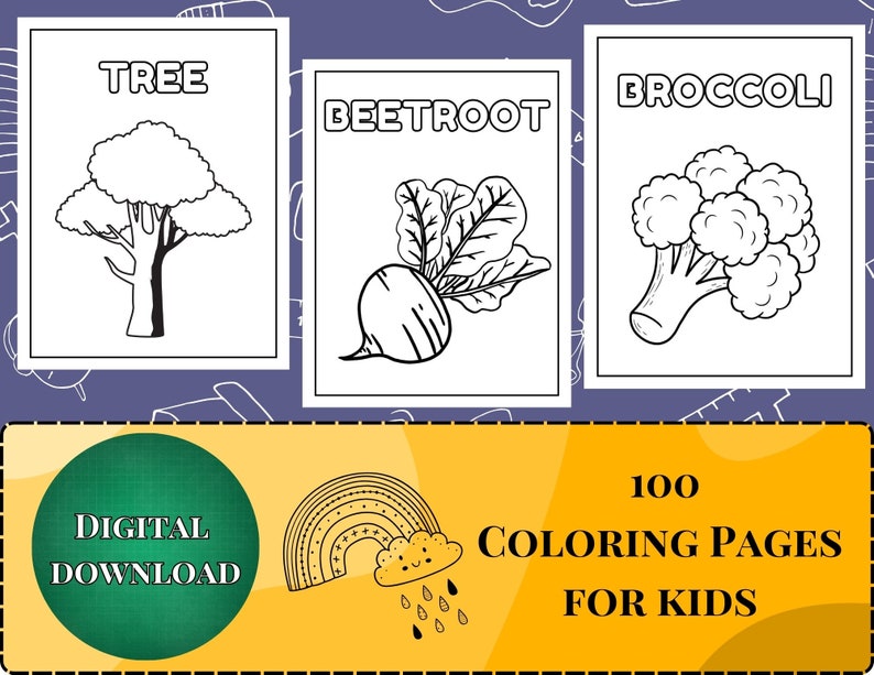 100 Printable Coloring Pages for Kids, Toddlers, Preschoolers ...