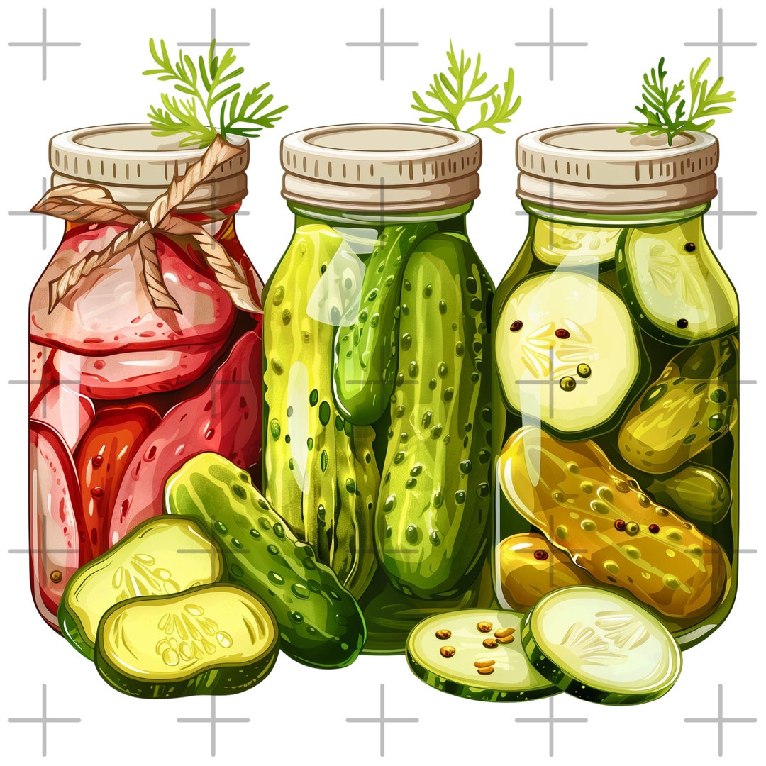 Pickle Lover, Digital Download, Pickle Png, Pickle Clipart, Pickle Jar ...
