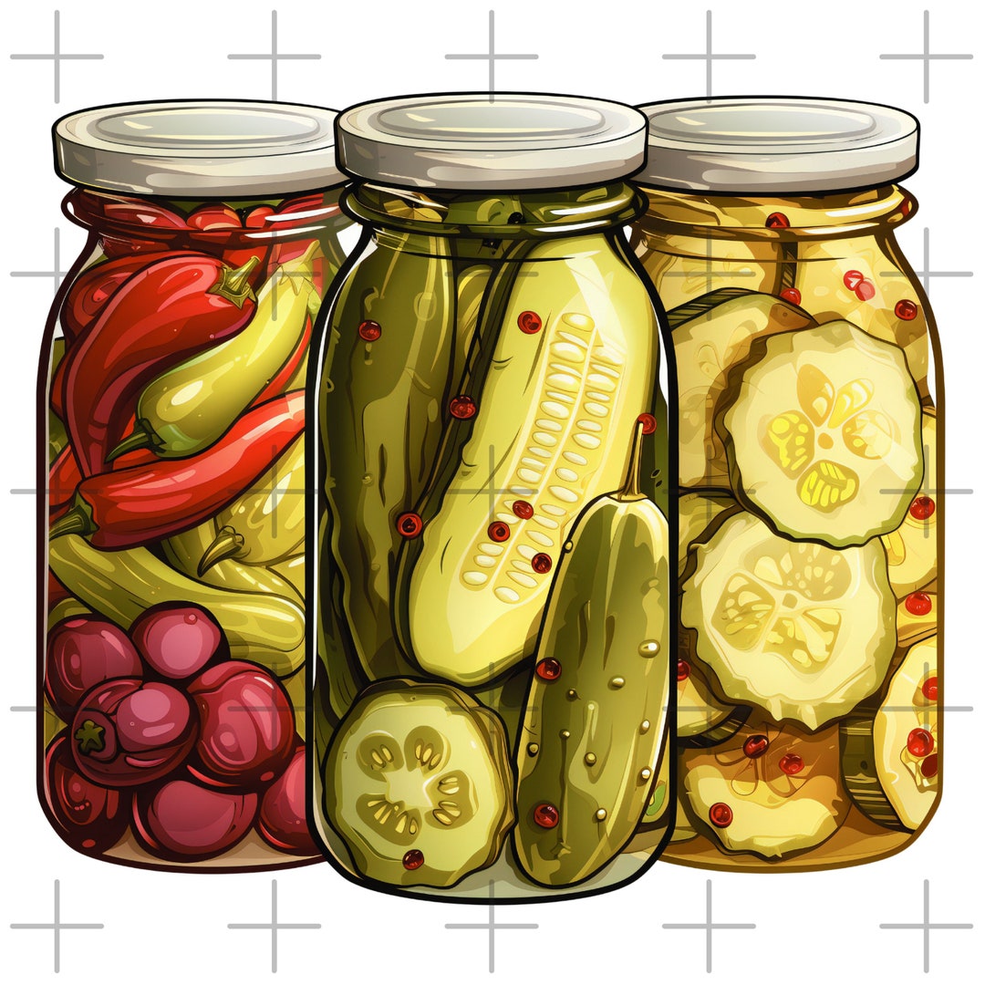 Pickle Lover, Digital Download, Pickle Png, Pickle Clipart, Pickle Jar ...