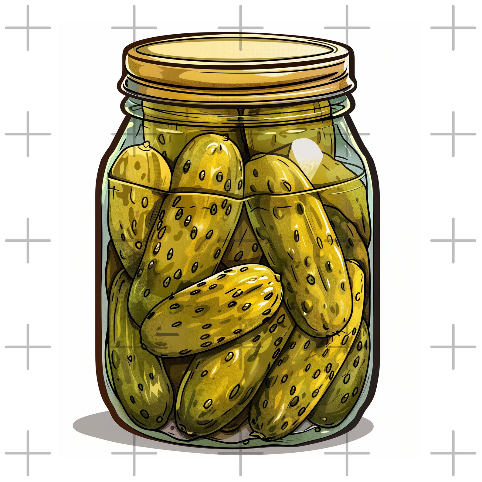 Pickle Lover, Digital Download, Pickle Png, Pickle Clipart, Pickle Jar Png, Vintage Canned ...