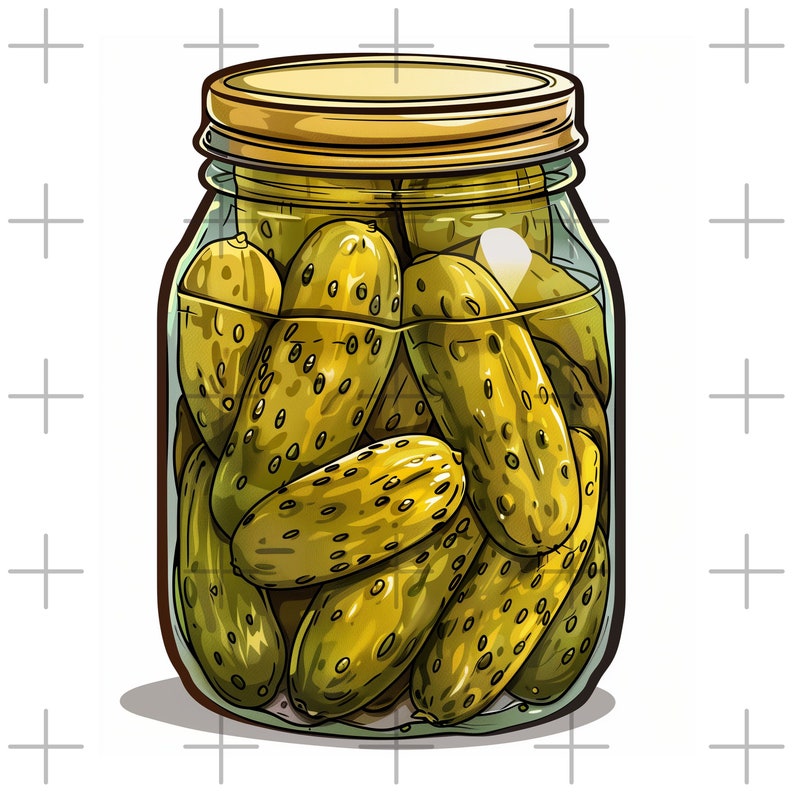 Pickle Lover, Digital Download, Pickle Png, Pickle Clipart, Pickle Jar ...