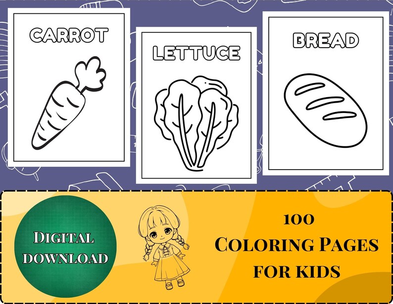 100 Printable Coloring Pages for Kids, Toddlers, Preschoolers ...