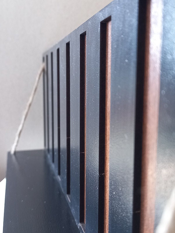 Handmade Rustic Wooden Keychain and Entryway Organiser With Wooden ...