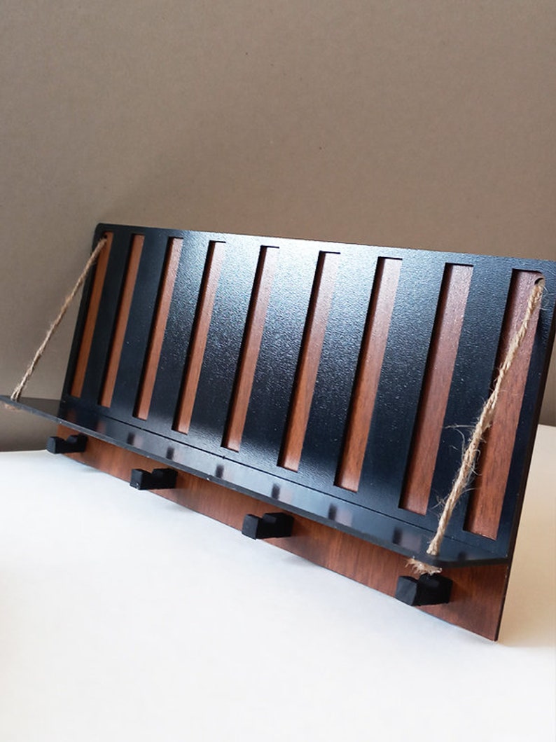 Handmade Rustic Wooden Keychain and Entryway Organiser With Wooden ...