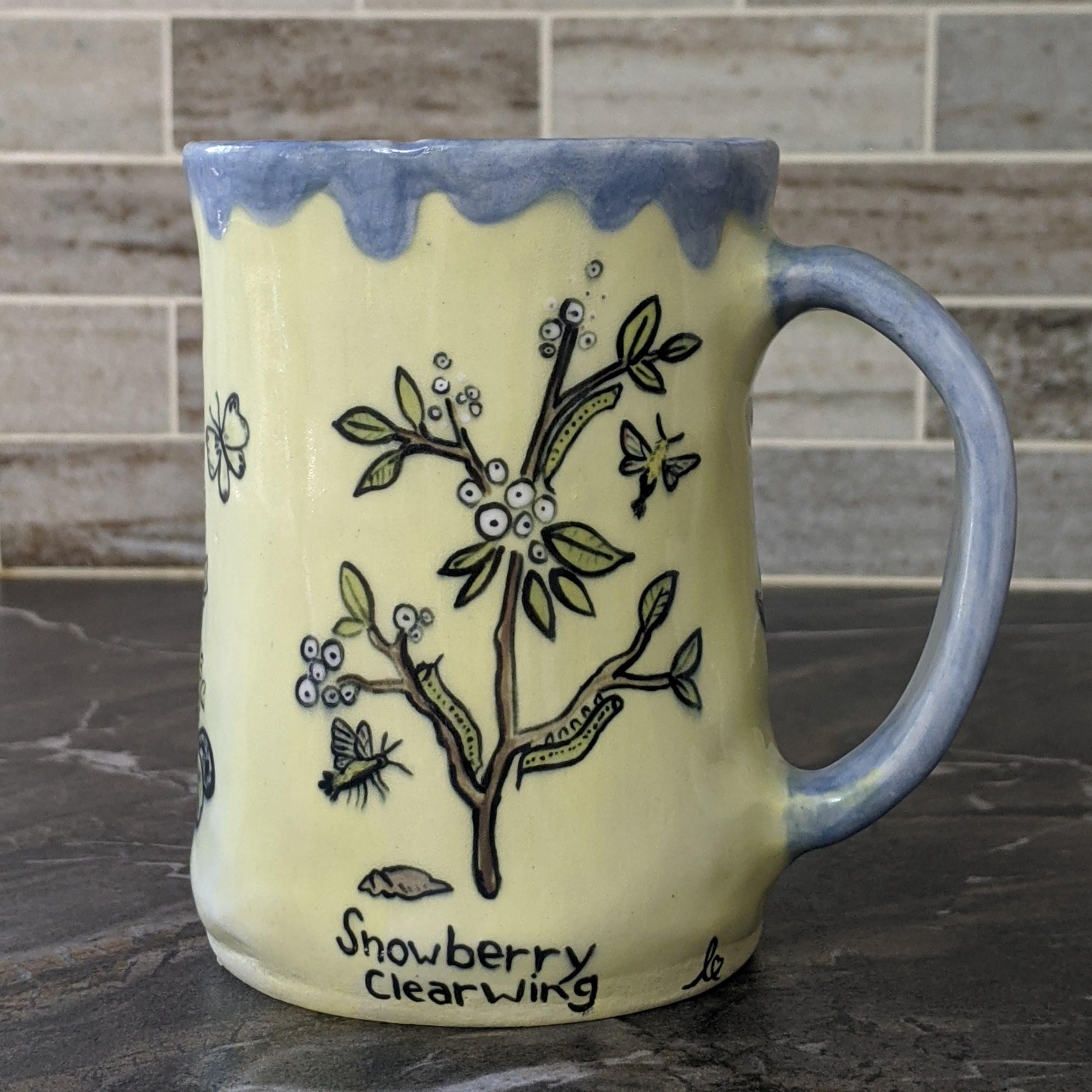 Handmade Underglaze Stoneware Clay Mugs: Flowers, Sunsets, Nature ...