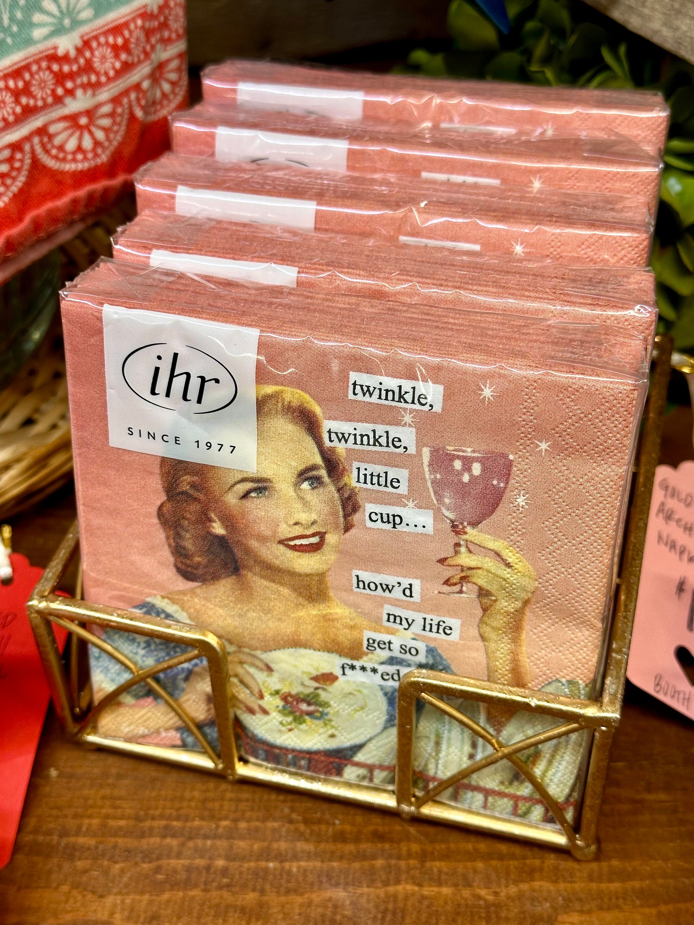 Novelty Anne Taintor Paper Cocktail Napkin Set, Retro Housewife ...