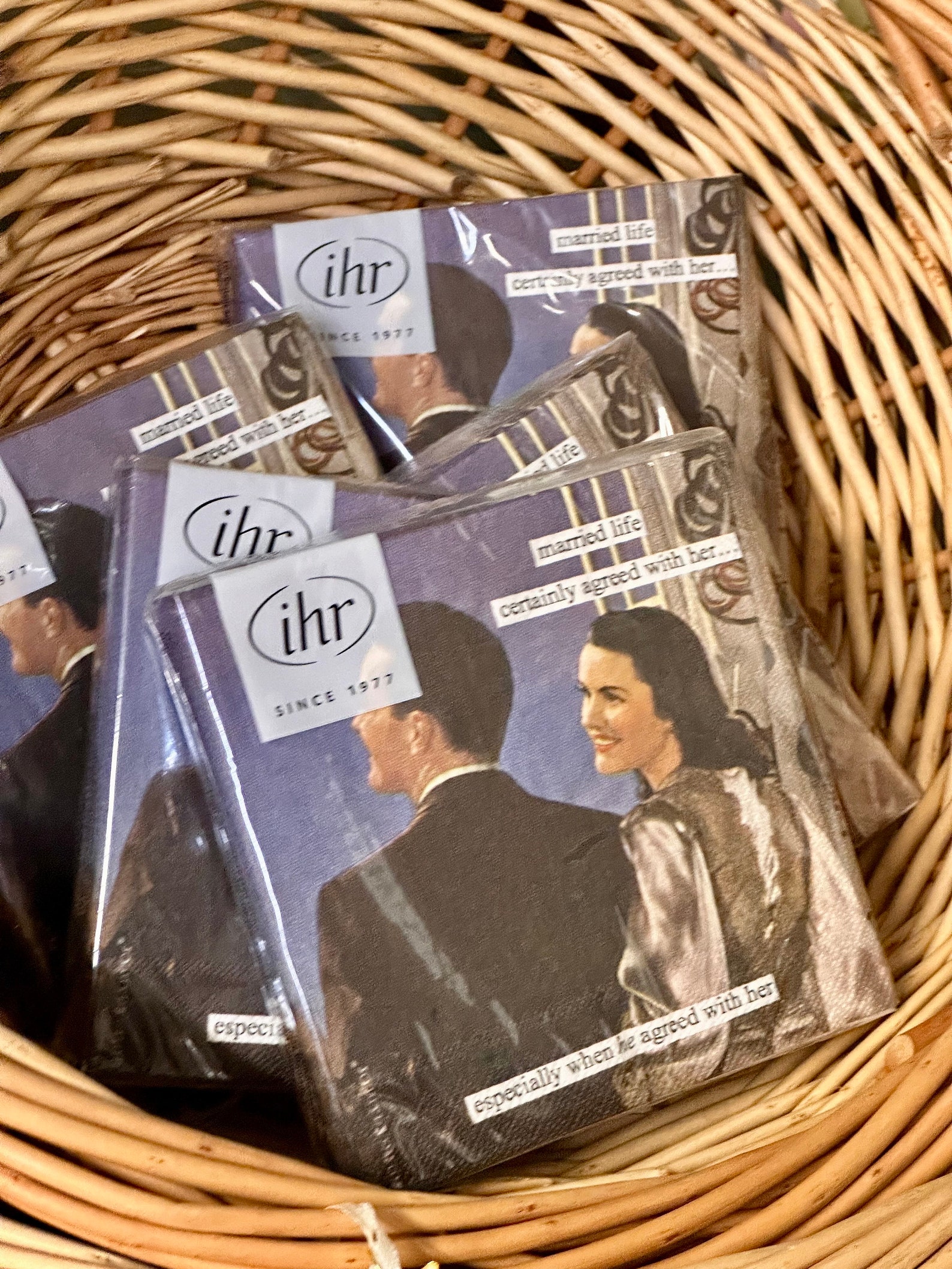 Novelty Anne Taintor Paper Cocktail Napkin Set, Retro Housewife ...