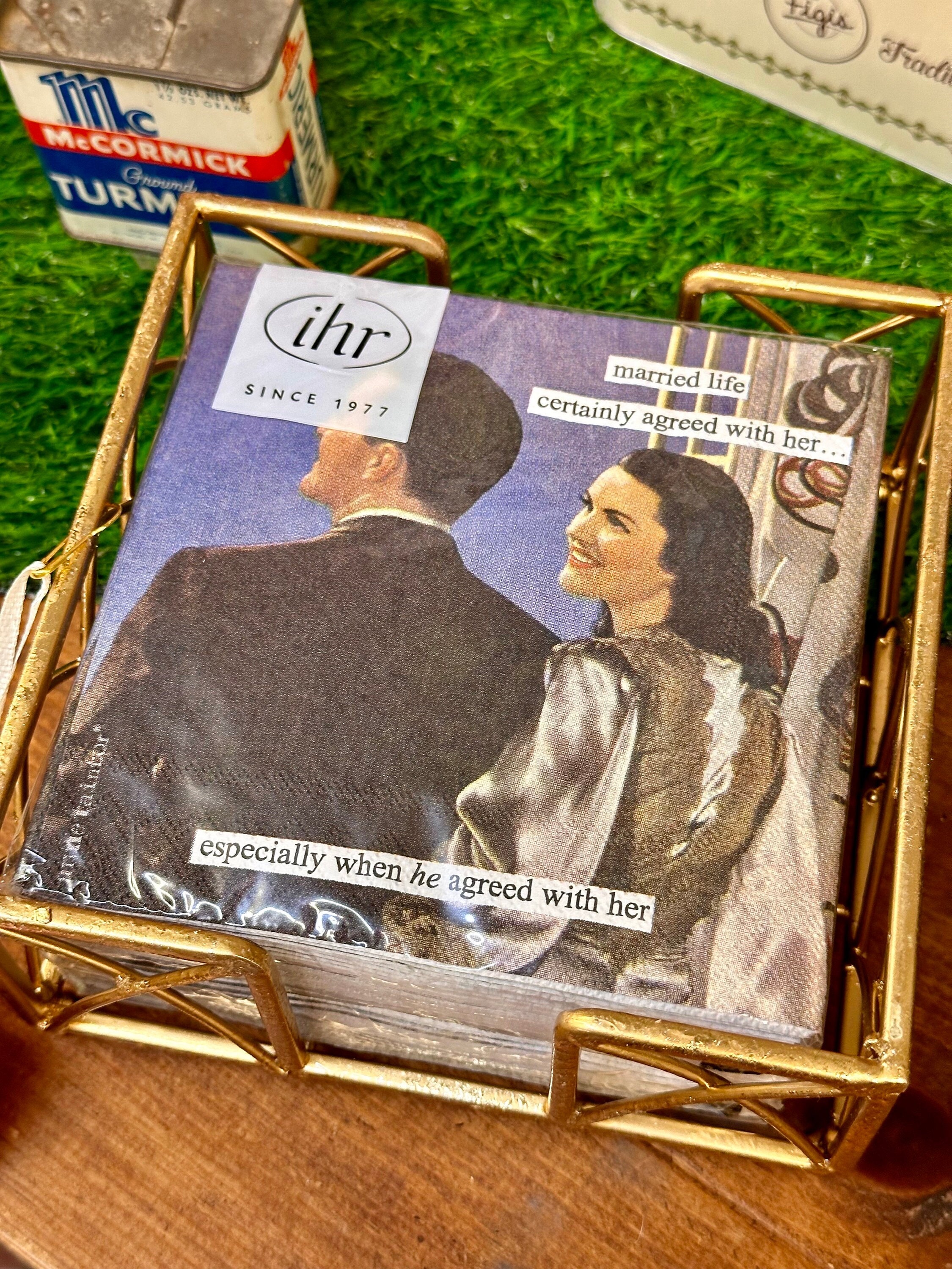 Novelty Anne Taintor Paper Cocktail Napkin Set, Retro Housewife ...