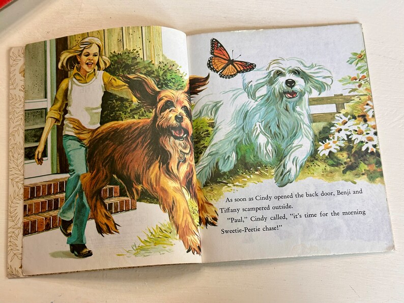 1979 Benji Vintage Little Golden Book, Childrens Puppy Rodeo Western Cowboy Story Book, Joe ...