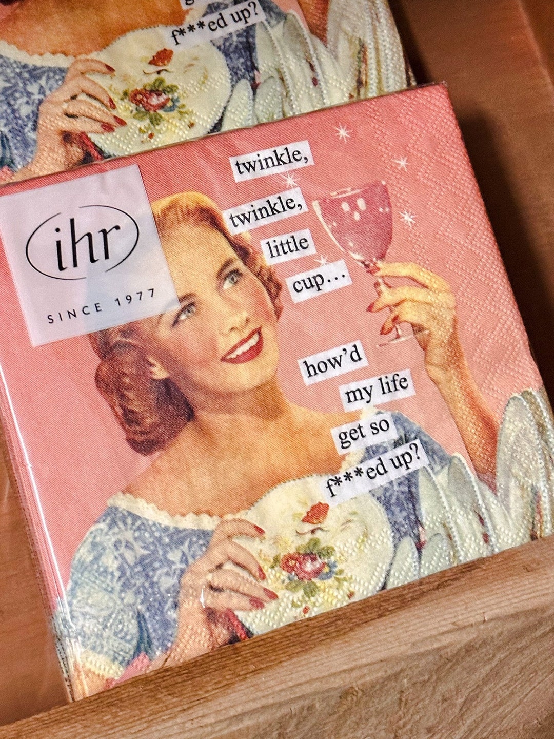 Novelty Anne Taintor Paper Cocktail Napkin Set, Retro Housewife ...