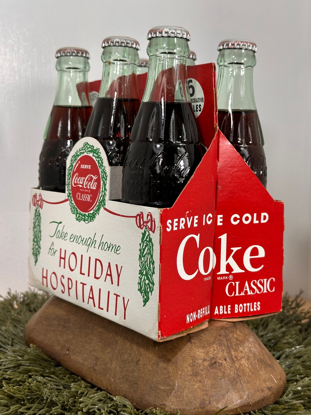 Vintage 1988 Coca-cola Classic Holiday Hospitality Six Pack Sealed ...