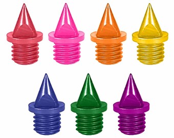 1/4 Pyramid Aluminum Track Spikes single Color Packs or - Etsy