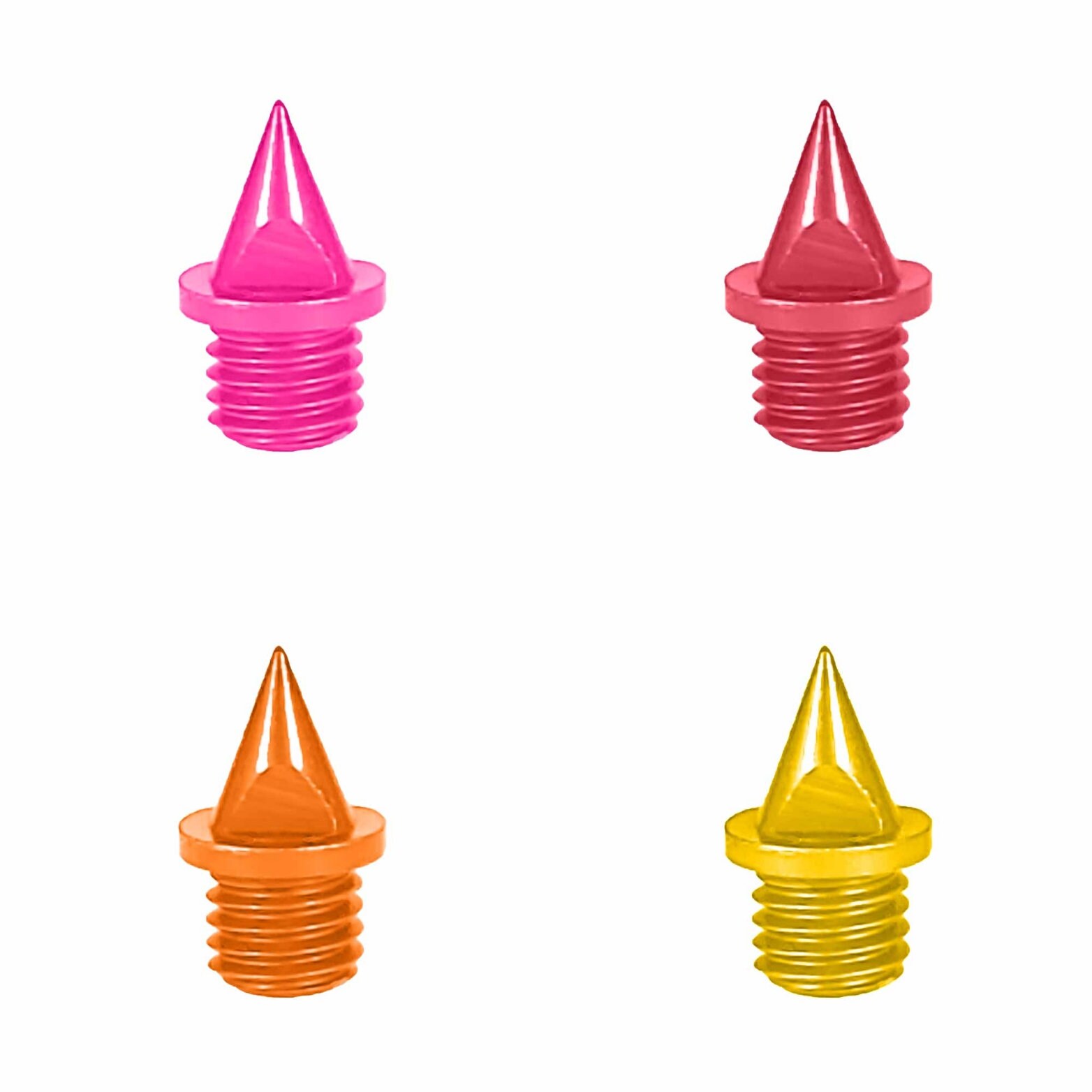 1/4" Pyramid Aluminum Track Spikes (single Color Packs or Tins) - Etsy