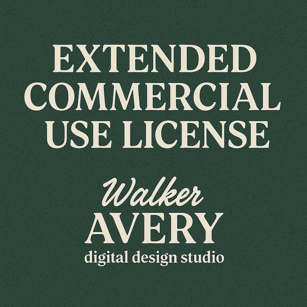 Extended Commercial Use License – Unlimited Sales | Digital Design ...