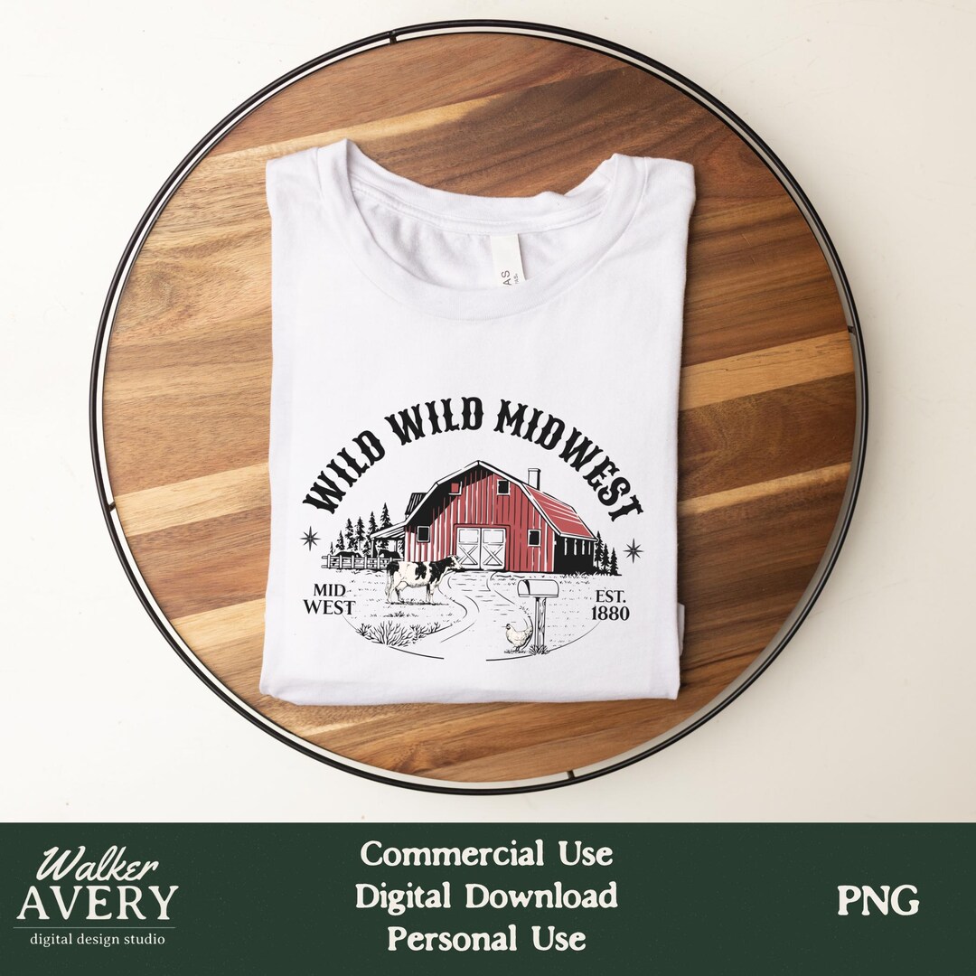 Wild Wild Midwest PNG | Digital Download File - Etsy