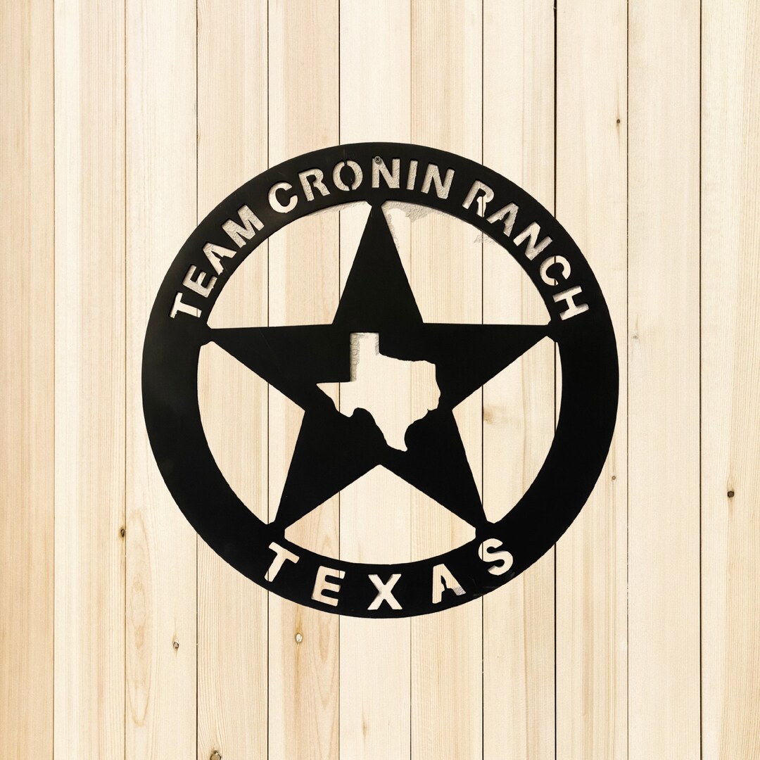 Texas Star Monogram - Etsy