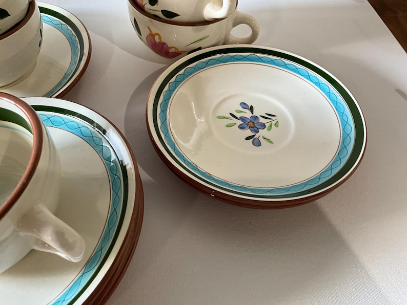 Vintage Stangl Pottery Country Garden Set: Hand-painted Stoneware ...