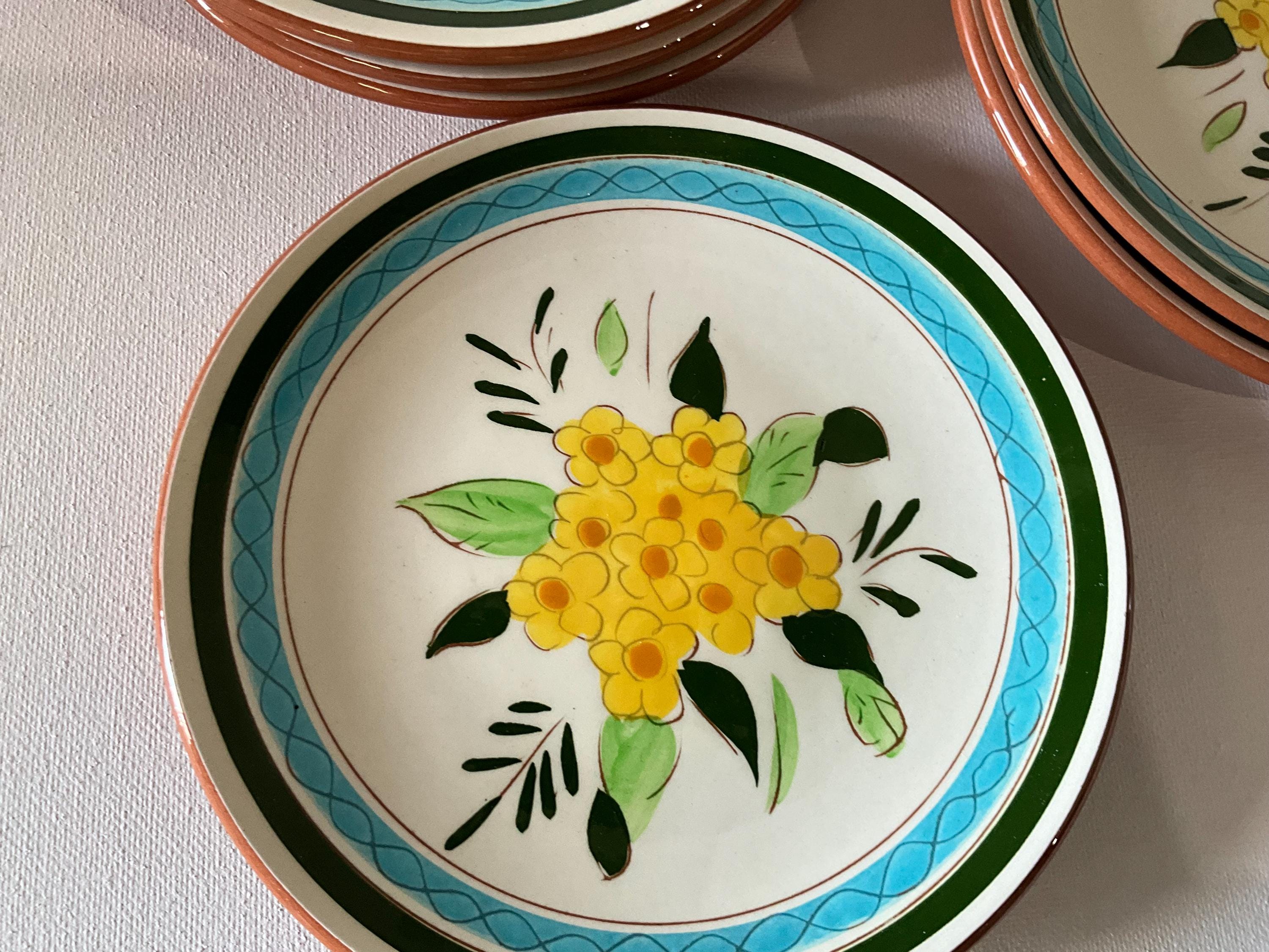 Vintage Stangl Pottery Country Garden Set: Hand-painted Stoneware ...