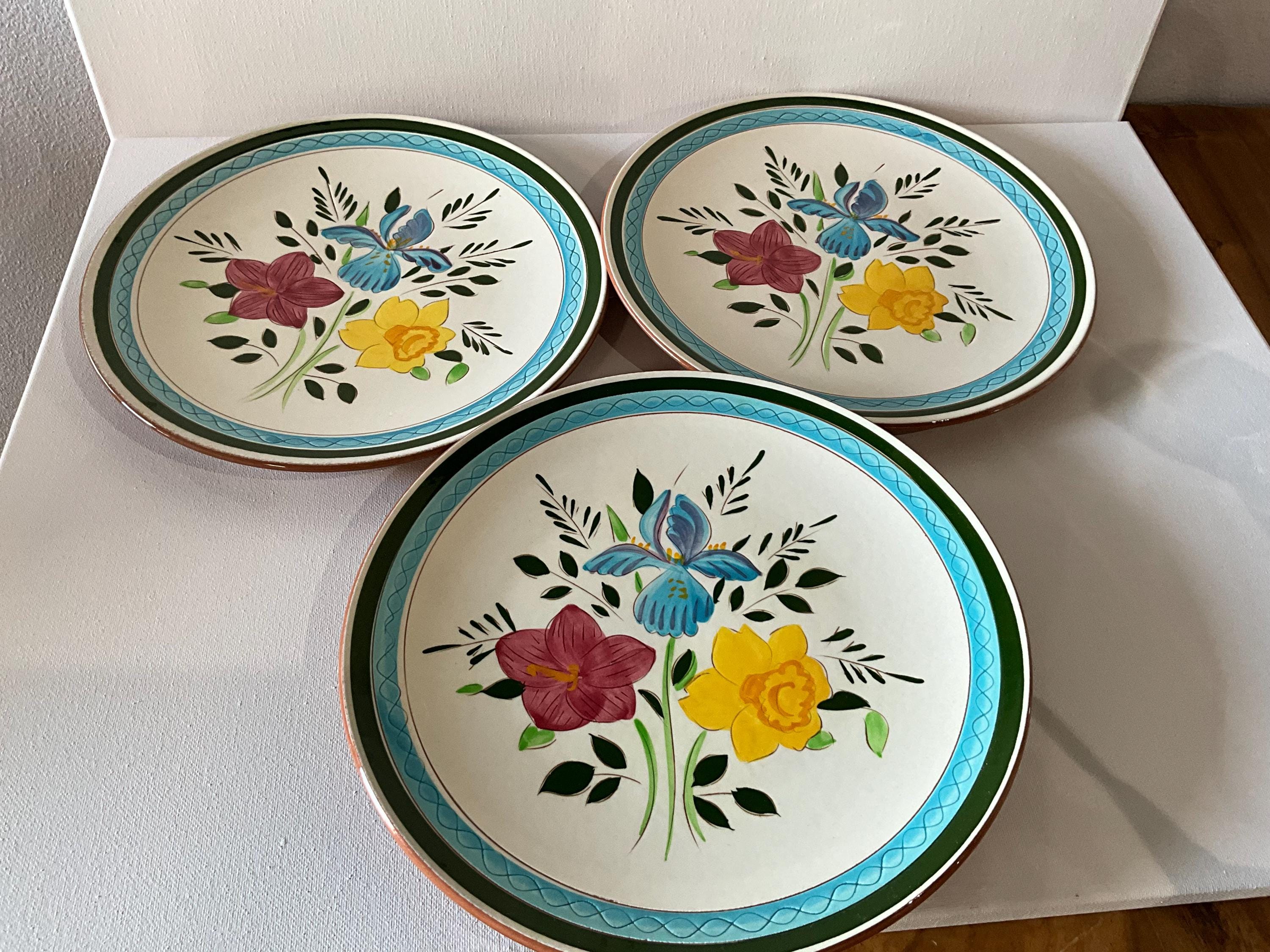 Vintage Stangl Pottery Country Garden Set: Hand-painted Stoneware ...