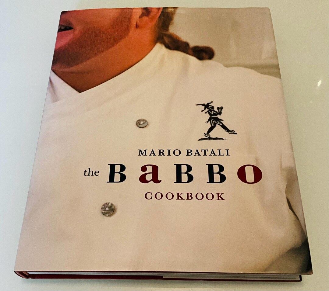 Signed Mario Batali Babbo Cookbook, First Edition, Italian Cuisine - Etsy