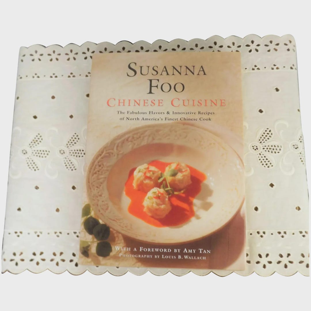 Signed Susanna Foo Chinese Cuisine Cookbook (1995) | Autographed First ...