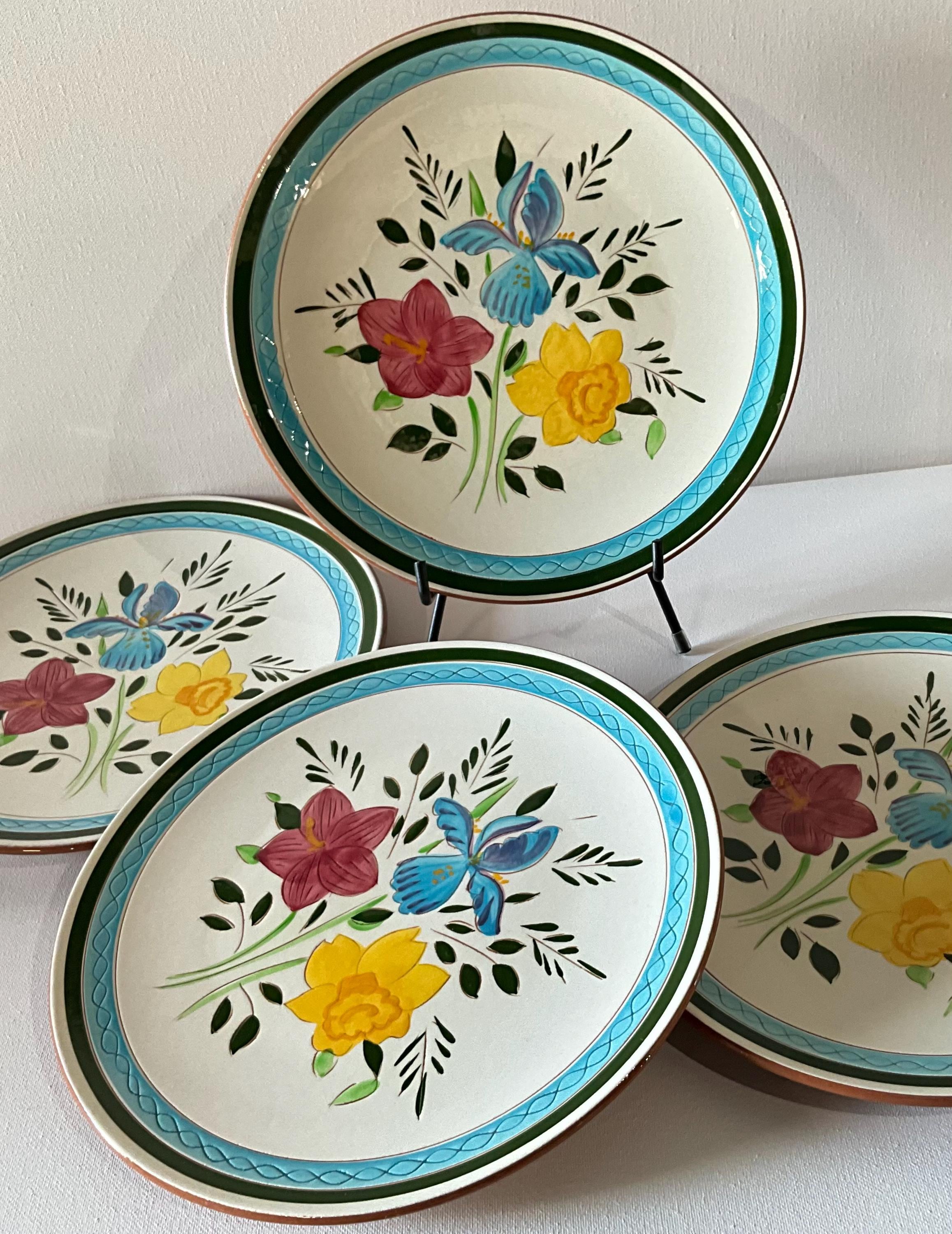 Vintage Stangl Pottery Country Garden Set: Hand-painted Stoneware ...