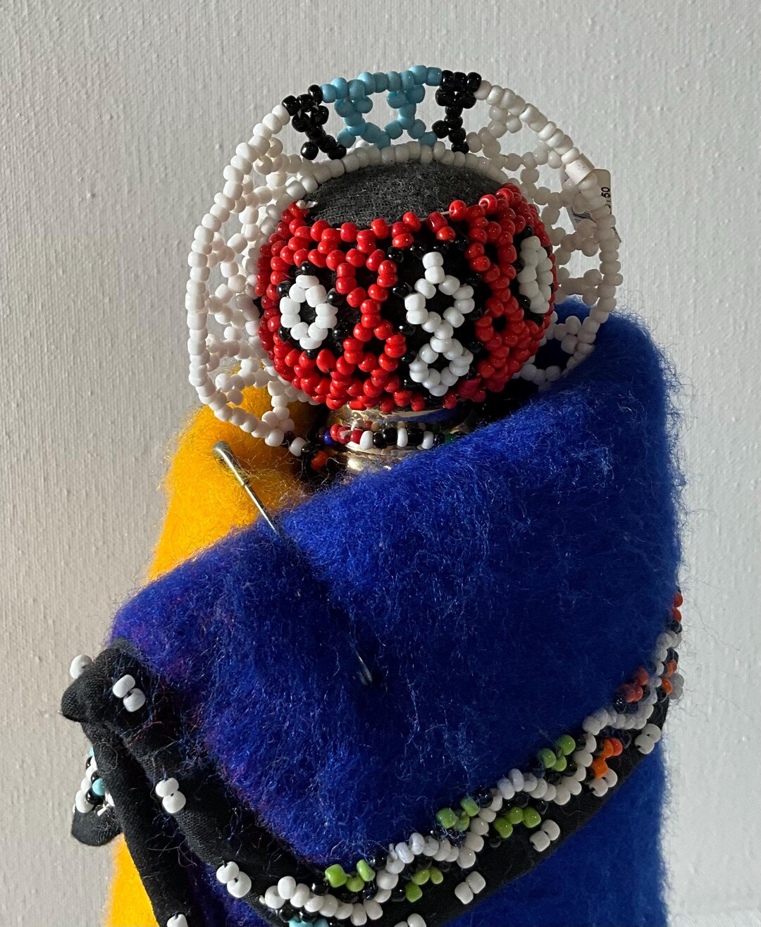 Vintage Ndebele Beaded Doll, Handmade South African Tribal Art ...