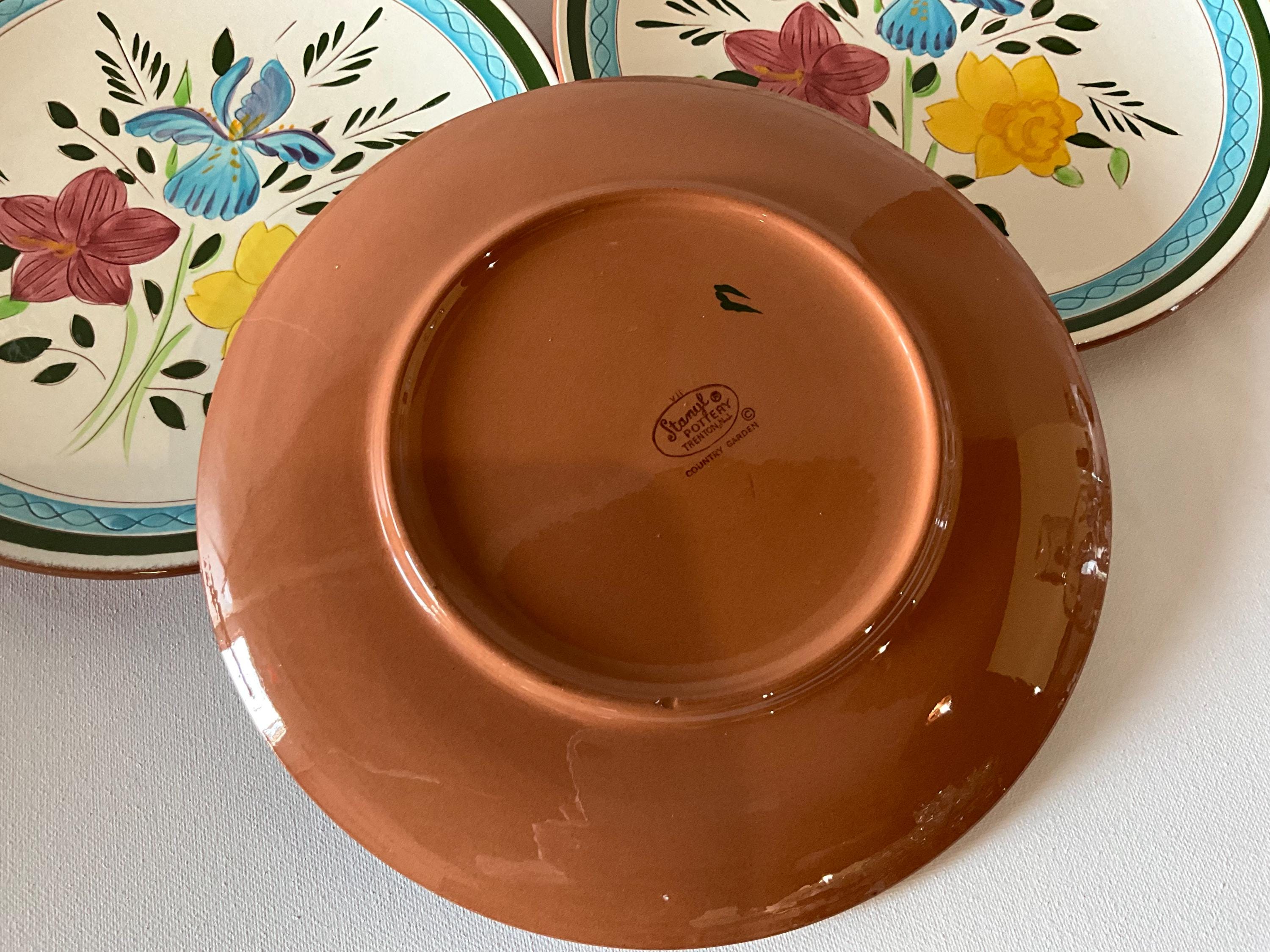 Vintage Stangl Pottery Country Garden Set: Hand-painted Stoneware ...