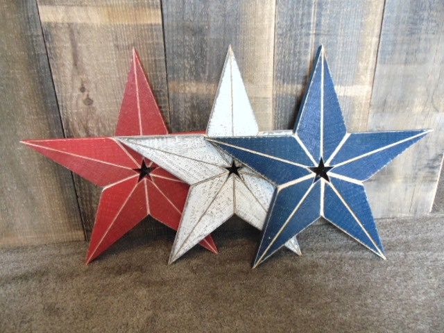 White Barnwood Star, Primitive Star, Barnwood Star, Primitive Country ...