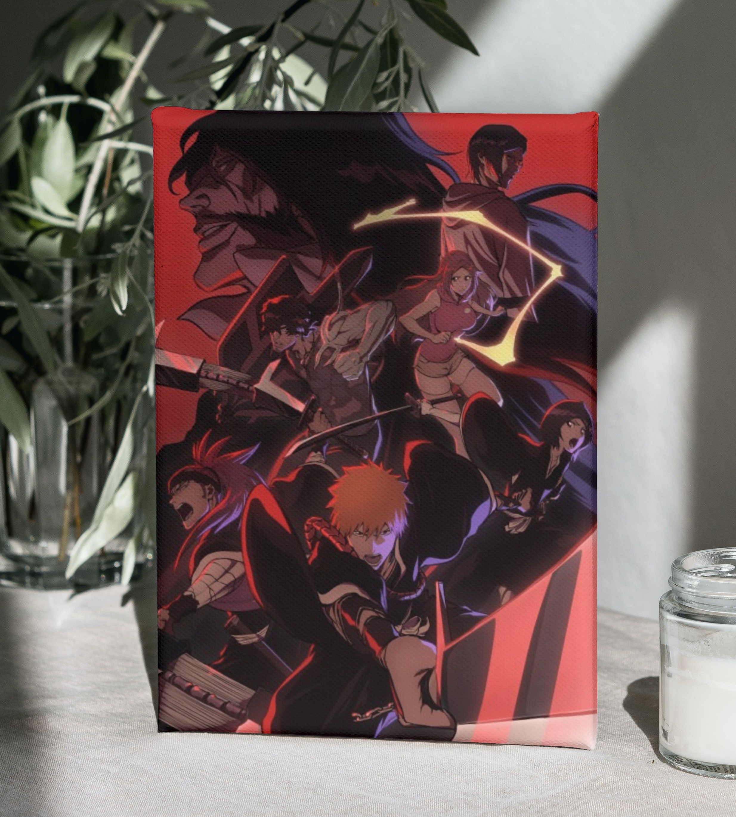 Bleach Anime Poster POSTER or CANVAS Wall Art, Wall Art Canvas ...
