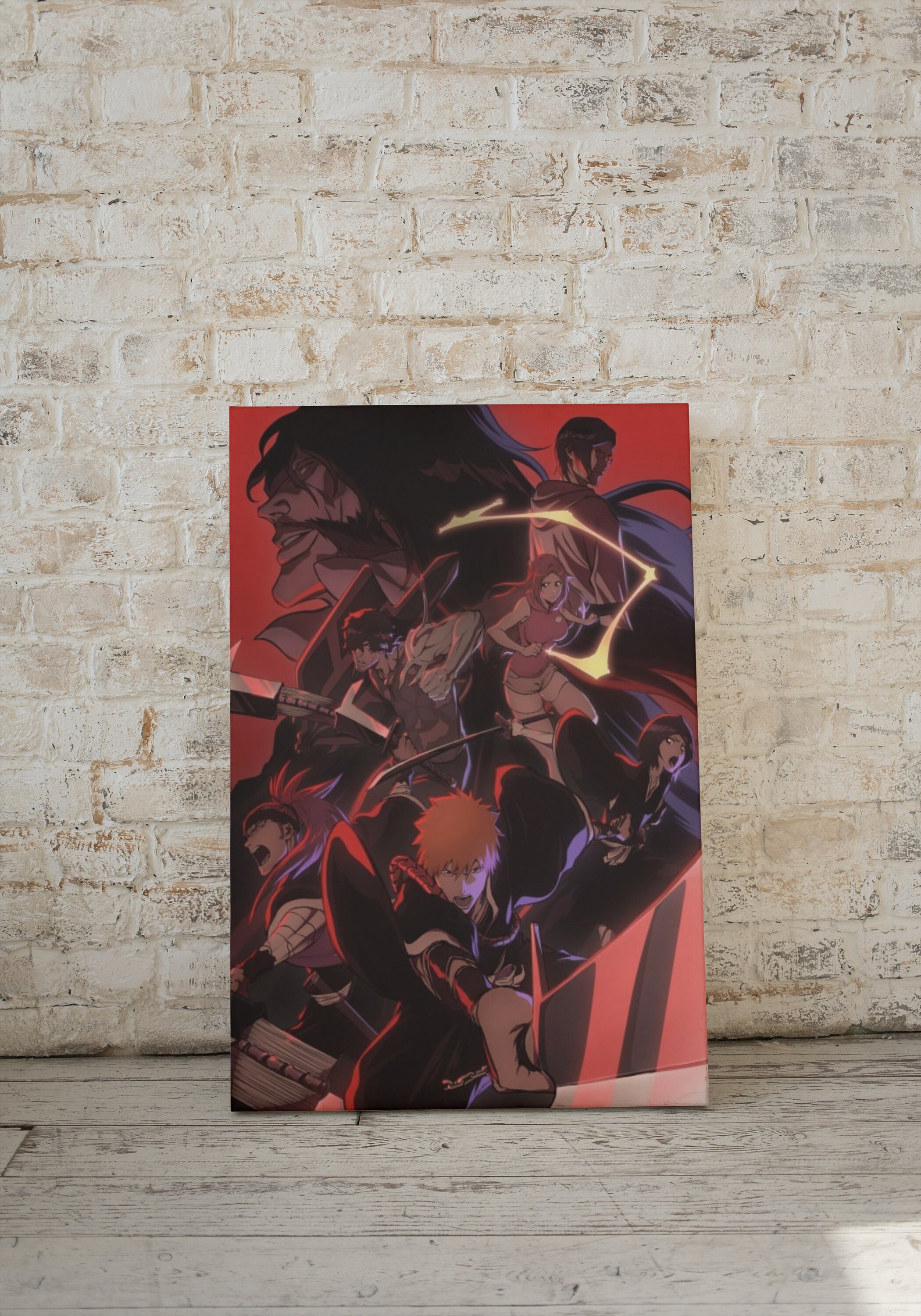 Bleach Anime Poster POSTER or CANVAS Wall Art, Wall Art Canvas ...