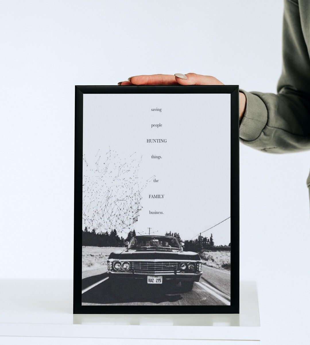 Supernatural Movie Poster, Room Decor, Home Decor POSTER or CANVAS Wall ...