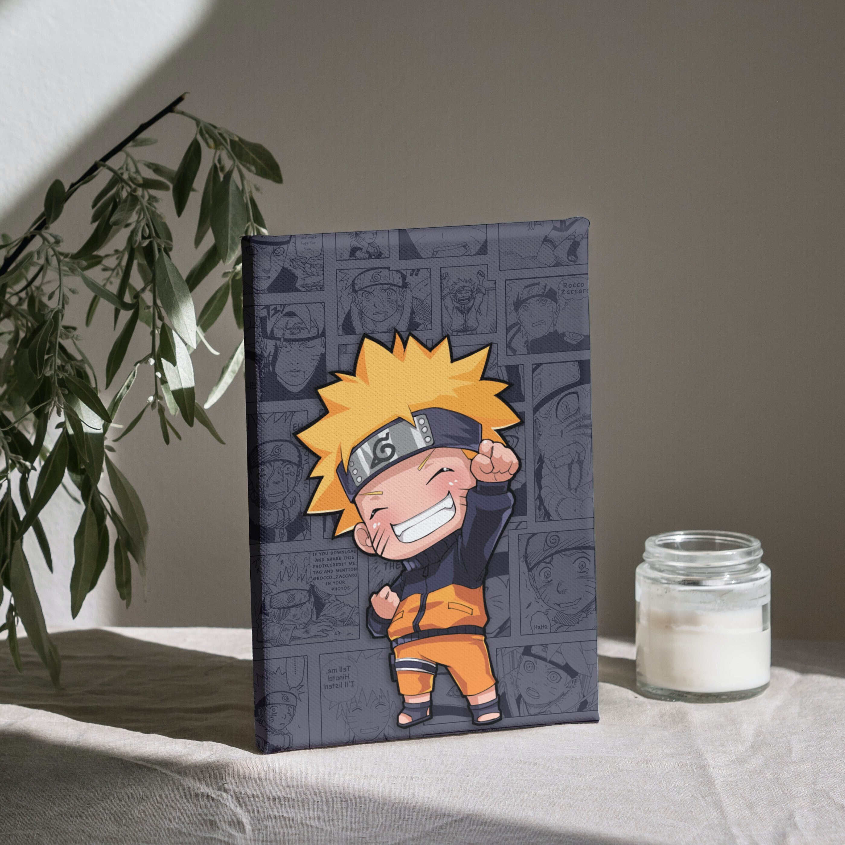 Cool Naruto Poster, Anime Poster POSTER or CANVAS Wall Art, Wall Art ...