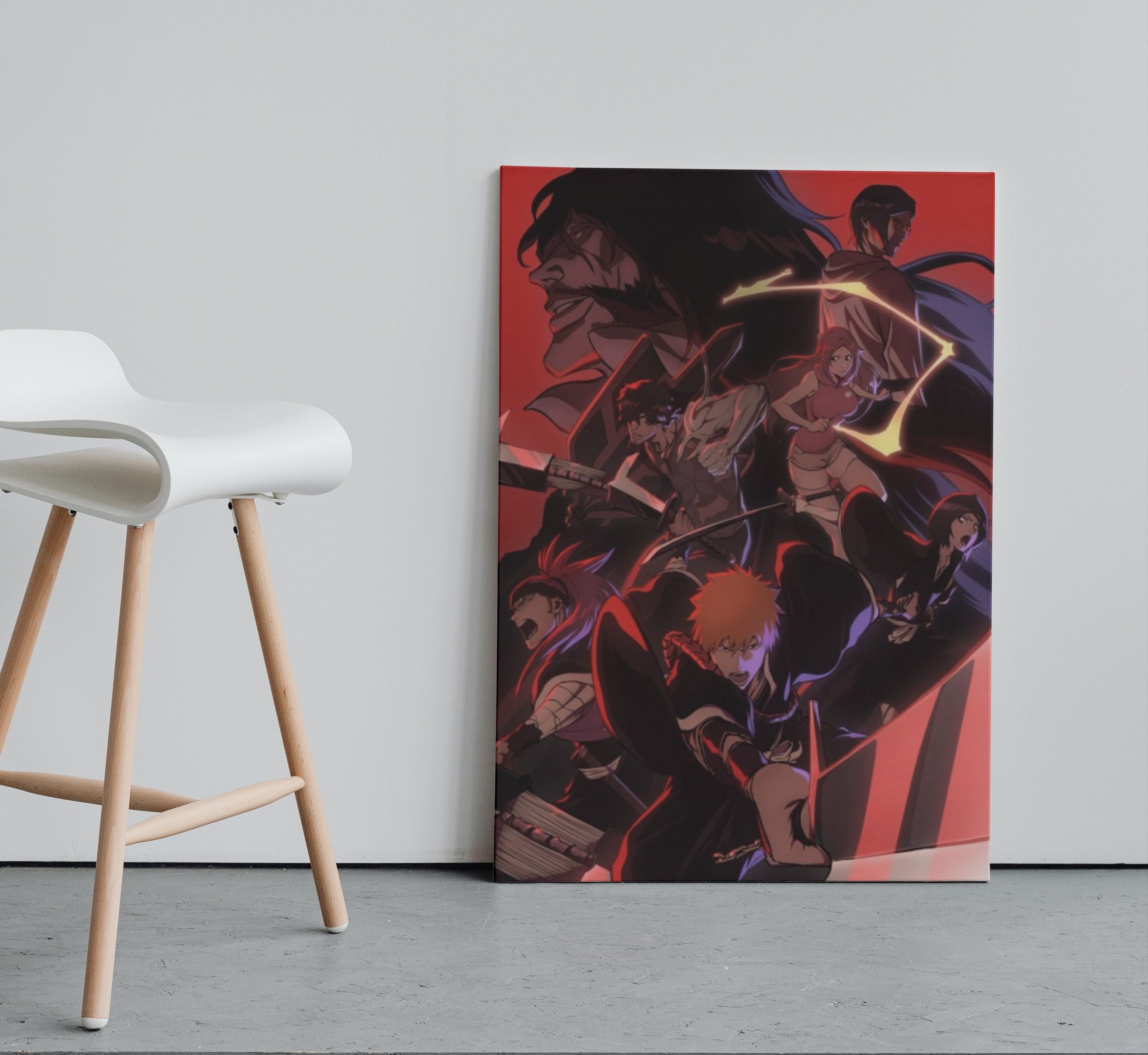 Bleach Anime Poster POSTER or CANVAS Wall Art, Wall Art Canvas ...