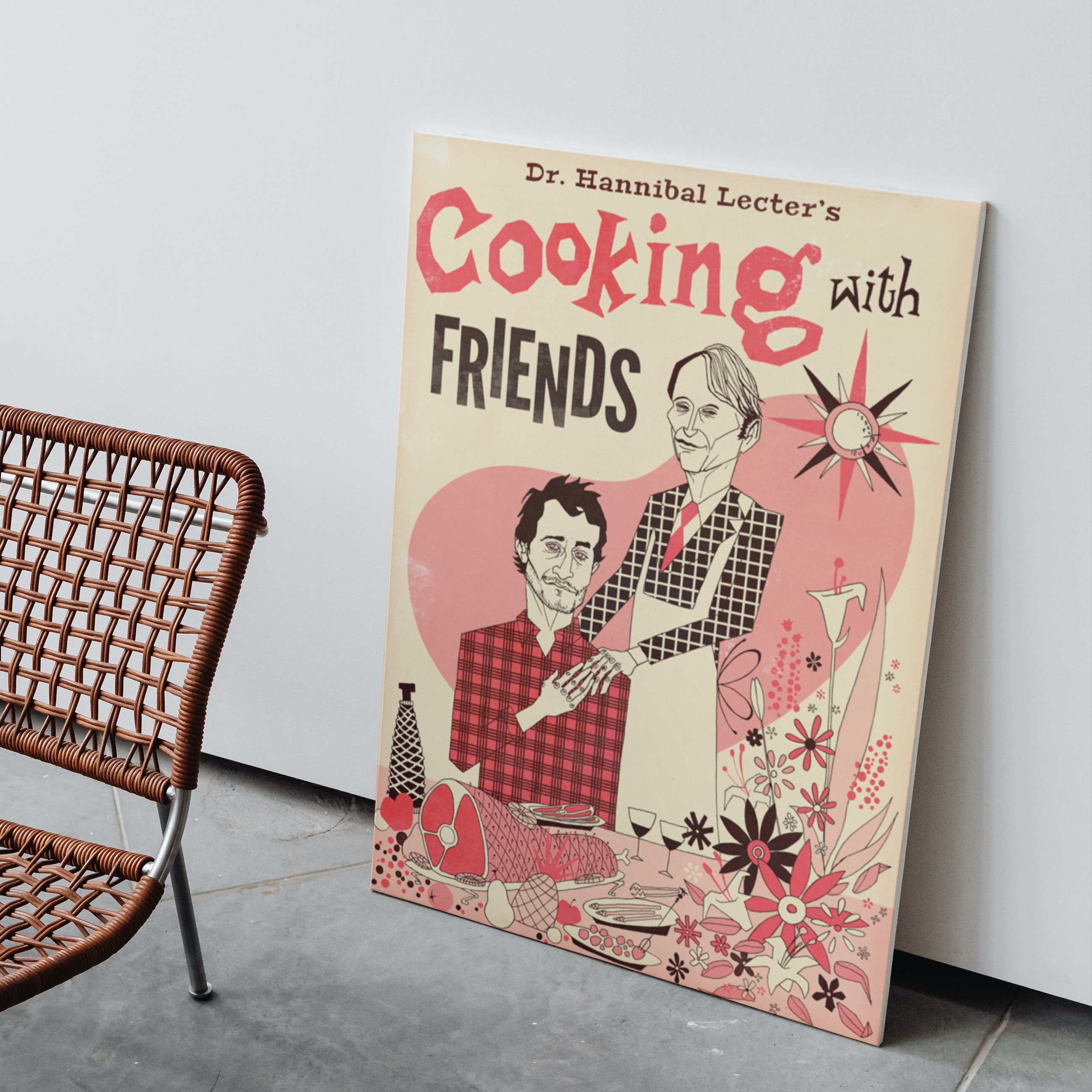 Hannibal Lecter Cookbook Wall Art-poster or CANVAS Wall Art - Etsy