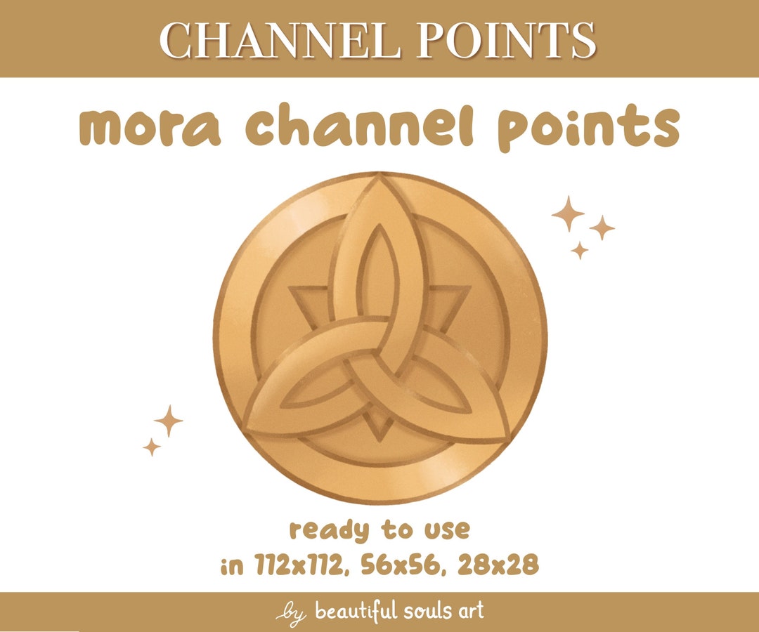 Genshin Impact Mora Channel Point Currency Icon for Twitch - Etsy