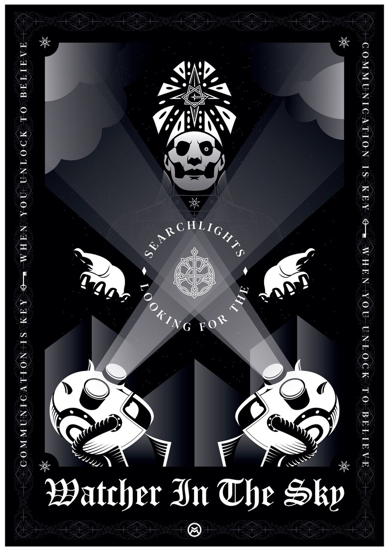 Ghost - Watcher in the Sky - Poster (digital Download) - Etsy