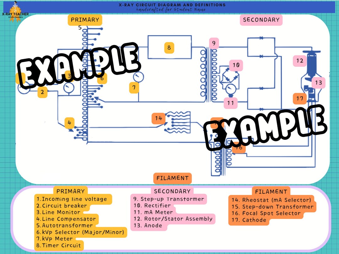 DIGITAL VERSION ARRT Study Guide: X-ray Circuit Diagram and Definitions ...