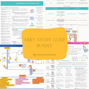 ARRT STUDY BUNDLE: 6 Useful X-ray Teacher Products in One! - Etsy