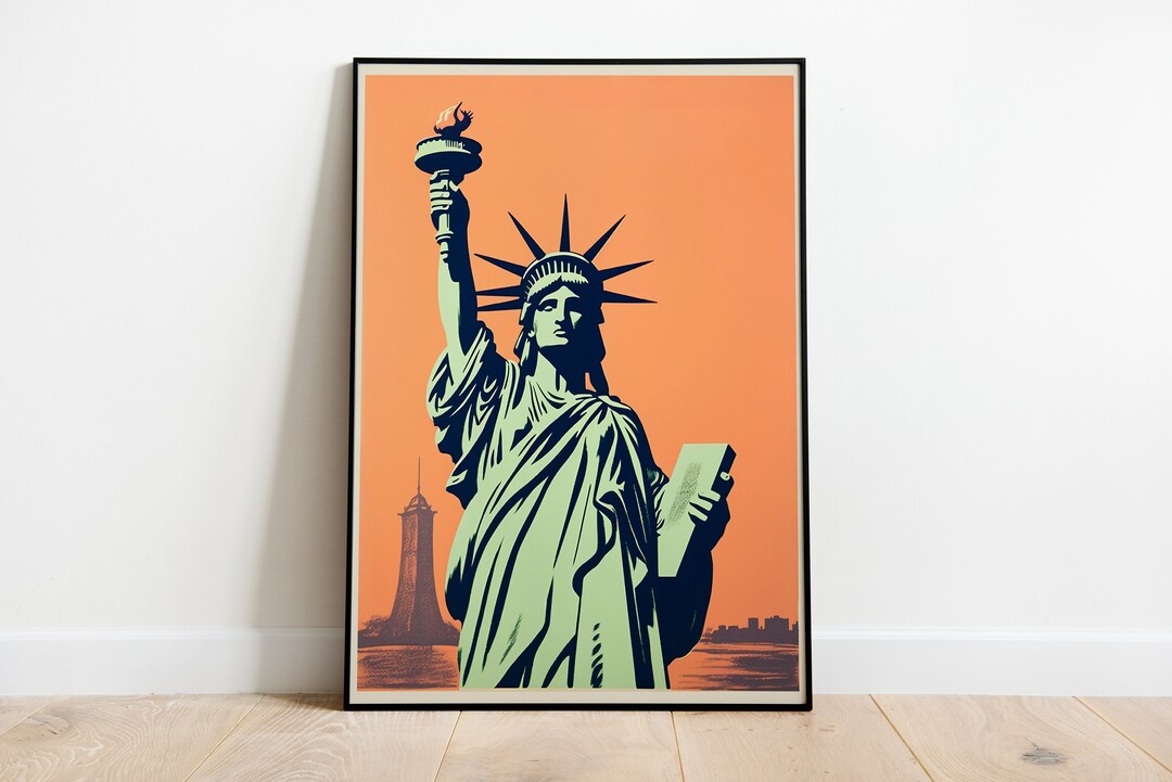 Statue of Liberty Print, Independence Day, the Libertines Print, Civil ...