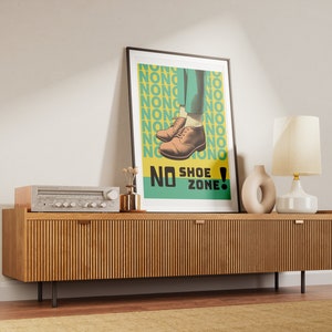 No Shoe Zone, Take off Your Shoes, Shoe Decoration, New Home Gift ...