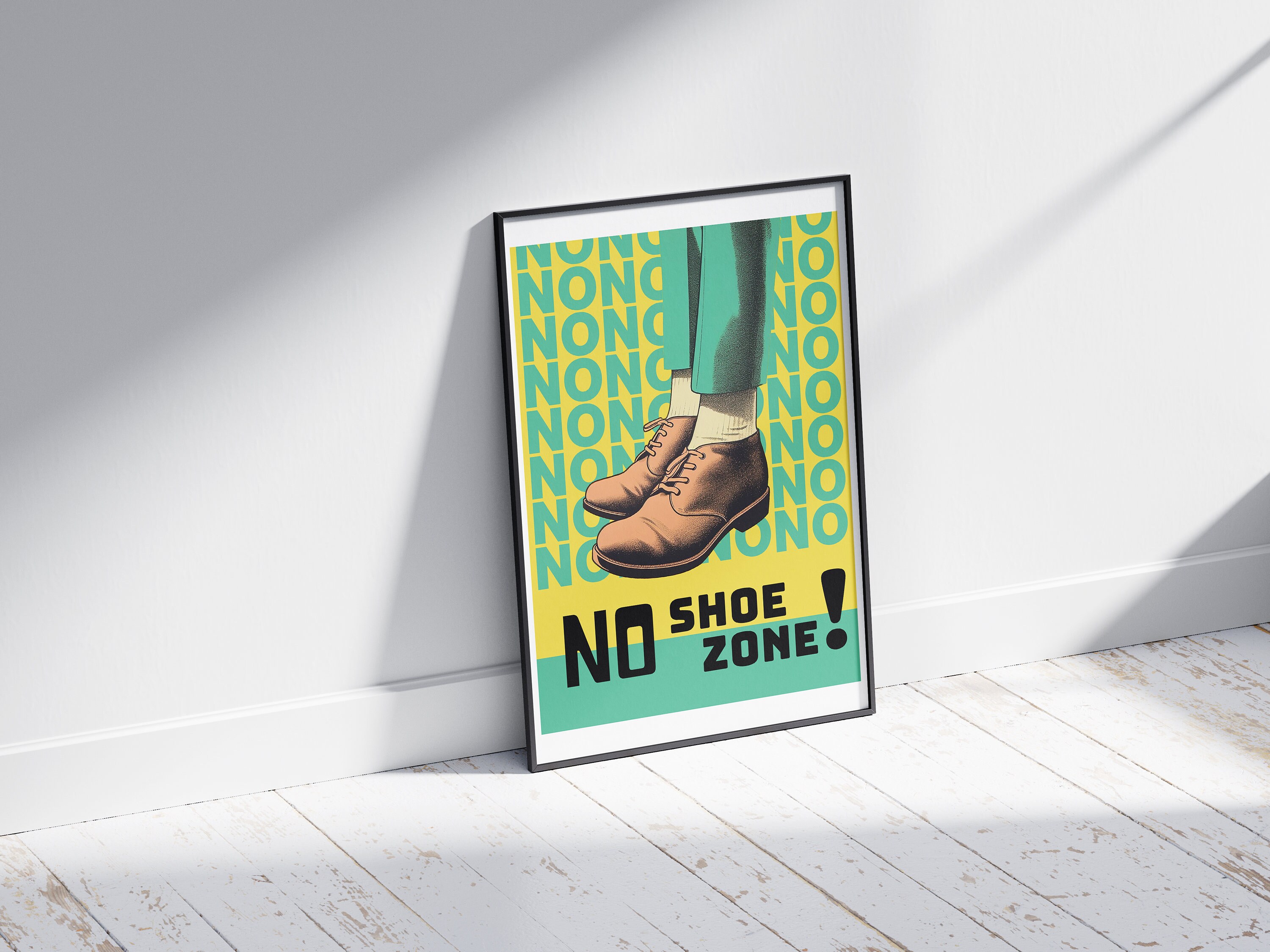 No Shoe Zone, Take off Your Shoes, Shoe Decoration, New Home Gift ...