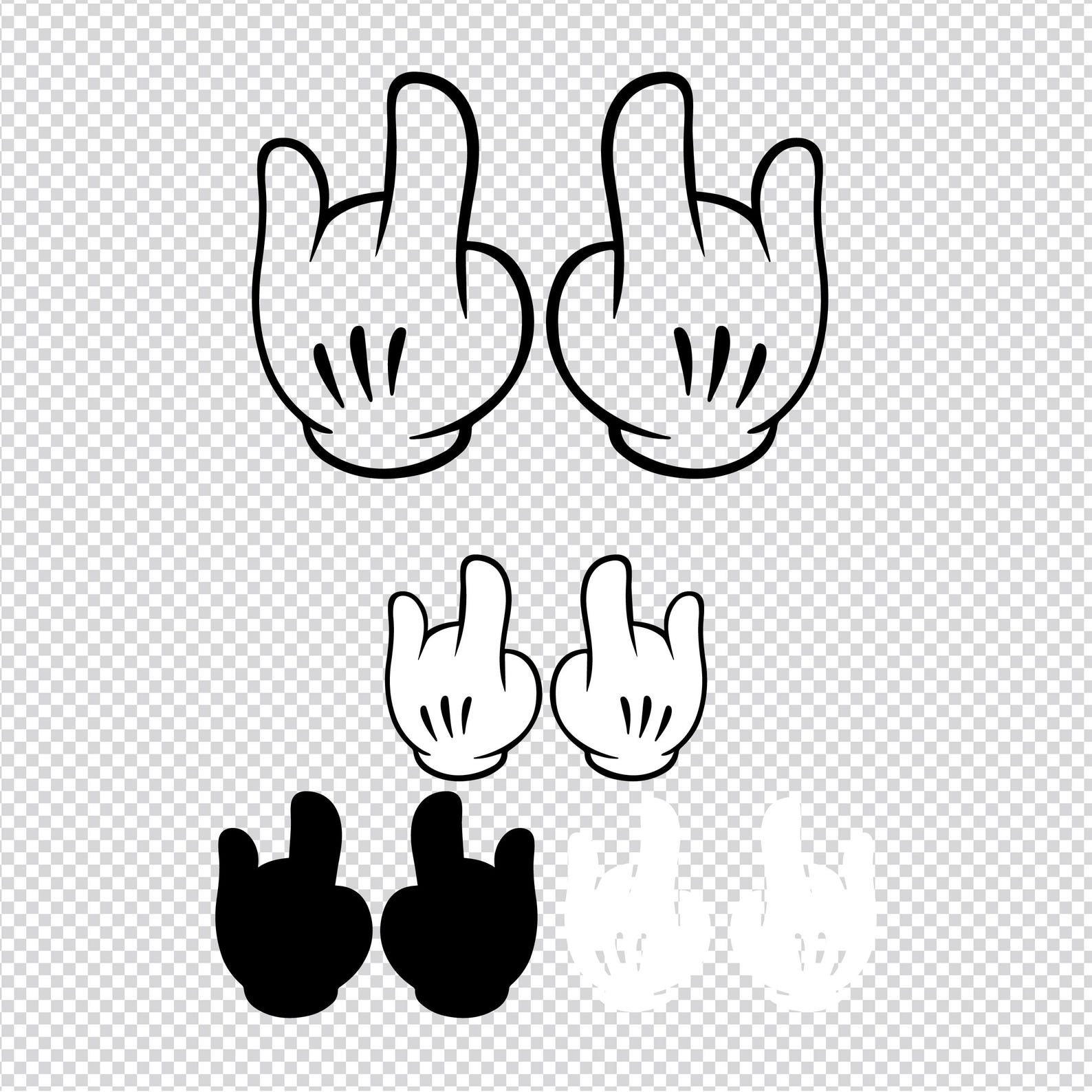 Hands - SVG PNG File Instant Digital Download - Iconic - Etsy