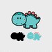 Dinosaur - SVG PNG File Instant Digital Download - Animals - Etsy