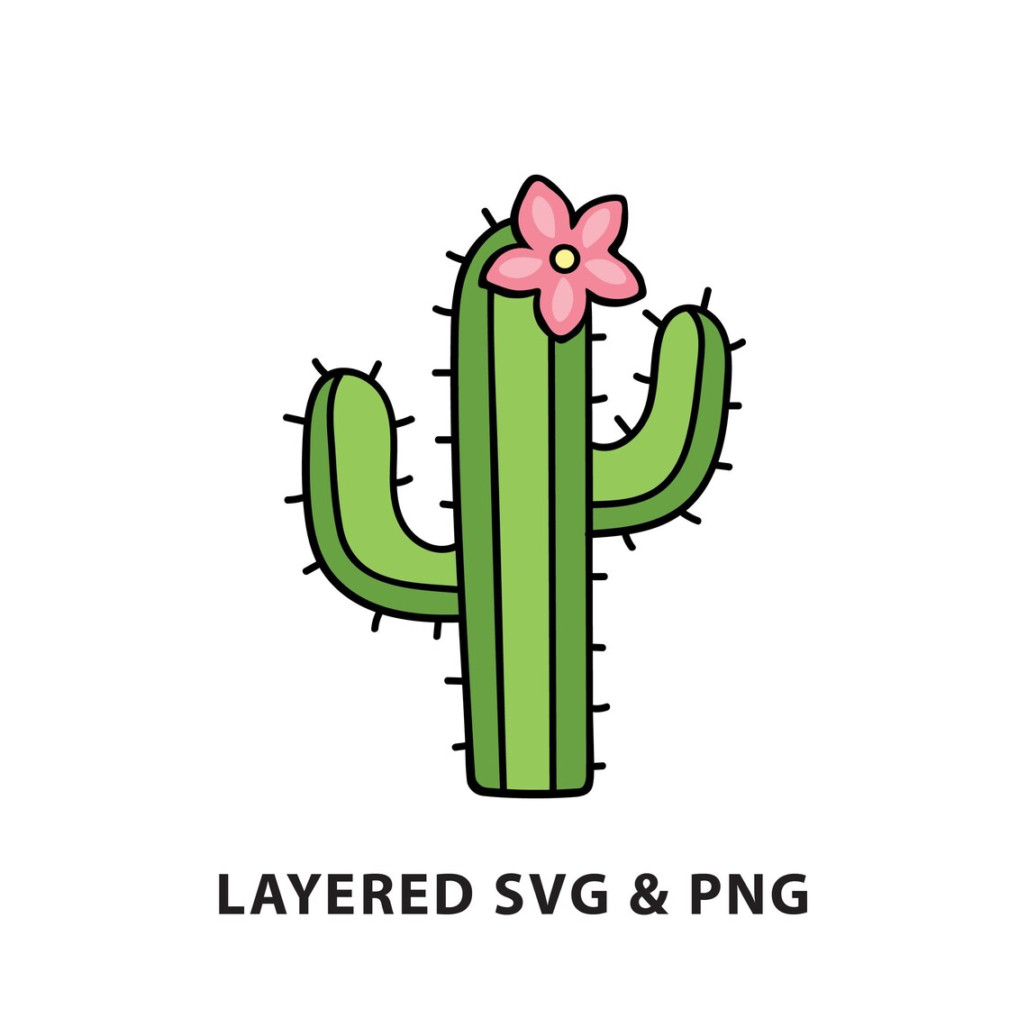Cactus - SVG PNG File Instant Digital Download - Nature - Etsy