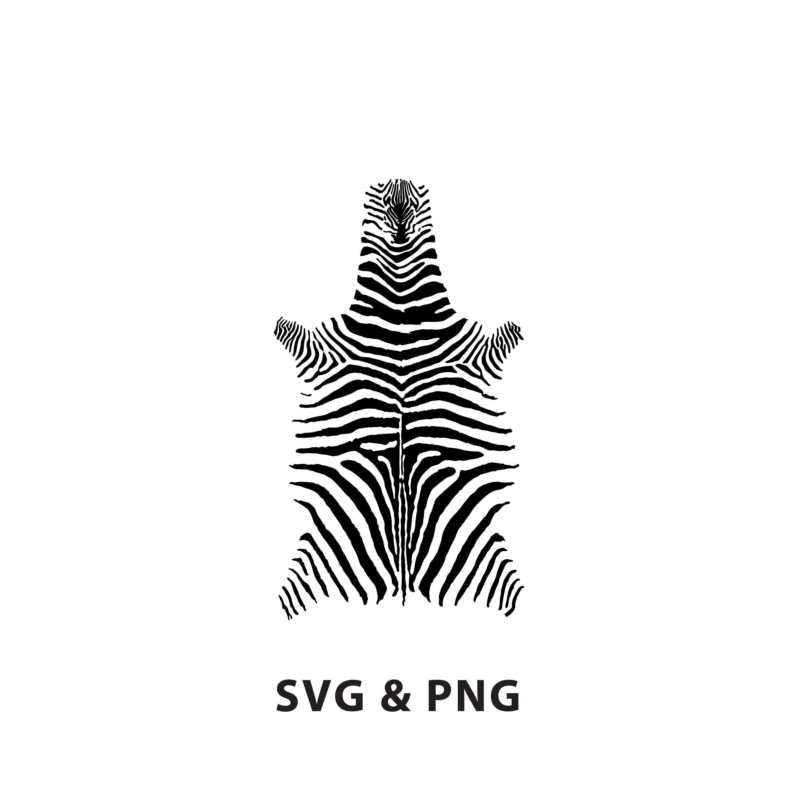 Zebra Rug - SVG PNG File Instant Digital Download - Animals - Etsy