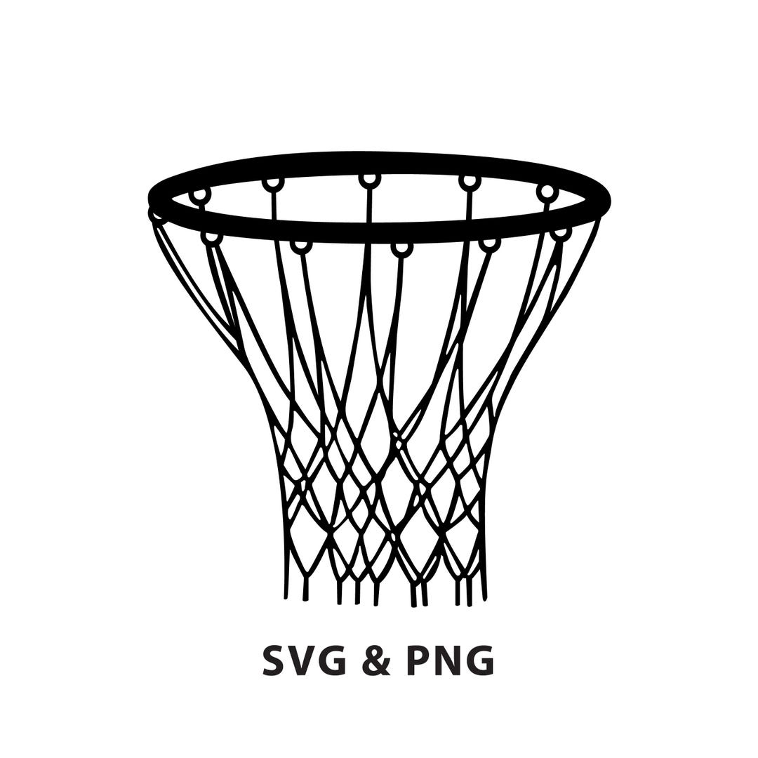 Basketball Net - SVG PNG File Instant Digital Download - Sports - Etsy