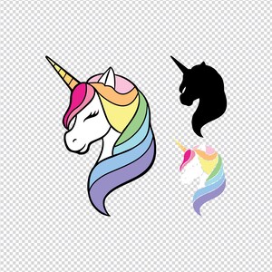 Unicorn SVG PNG File Instant Digital Download Animals - Etsy