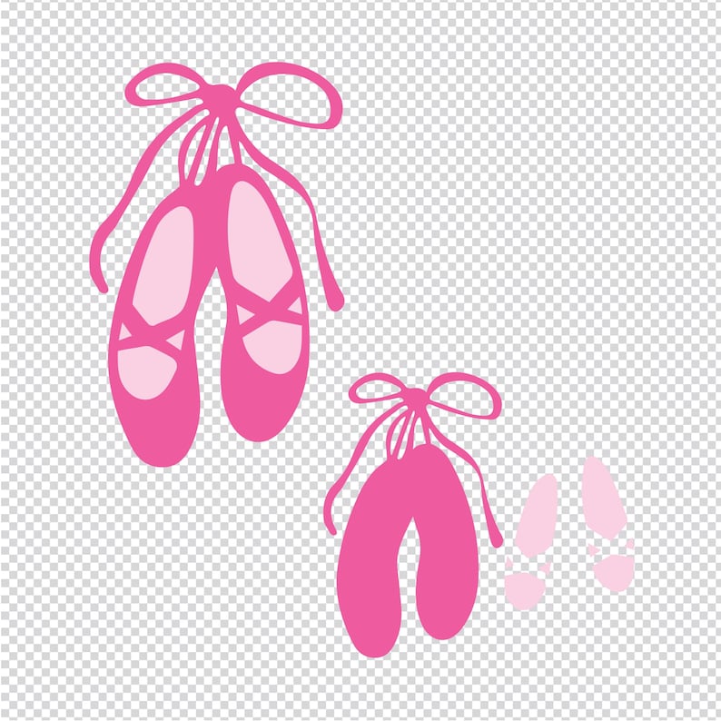 Ballerina Shoes - SVG PNG File Instant Digital Download - Etsy