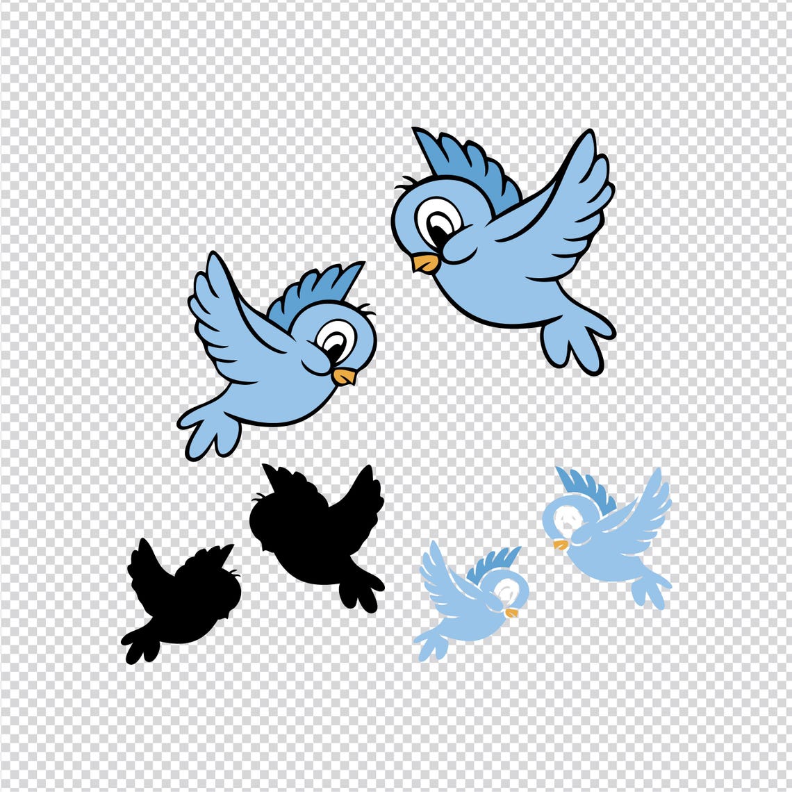 Birds - SVG PNG File Instant Digital Download - Animals Bird - Etsy